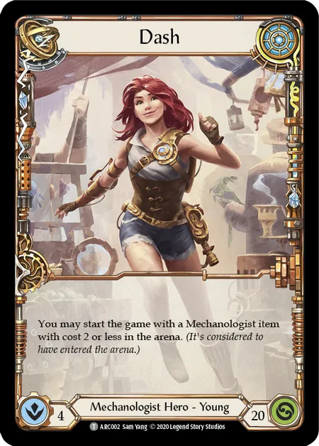 Dash, Inventor Extraordinaire // Dash (Token) - ARC001 // ARC002 - Unl – MK Cards