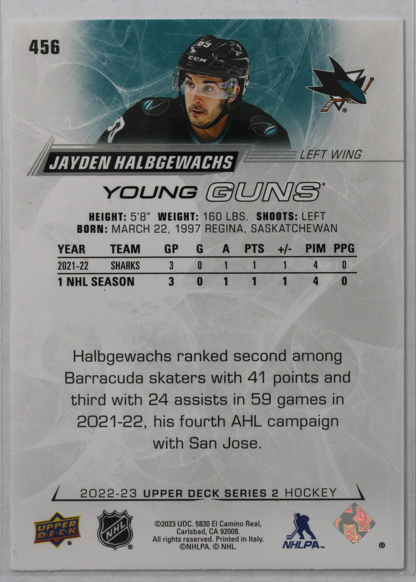 2022-23 - Upper Deck Series 2 - Jayden Halbgewachs - (Base) #456 – MK Cards