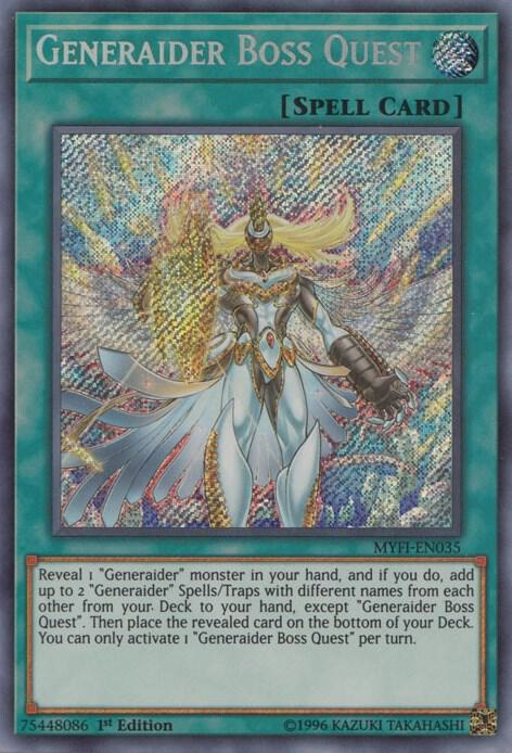 Generaider Boss Quest (Secret Rare) - MYFI-EN035 – MK Cards
