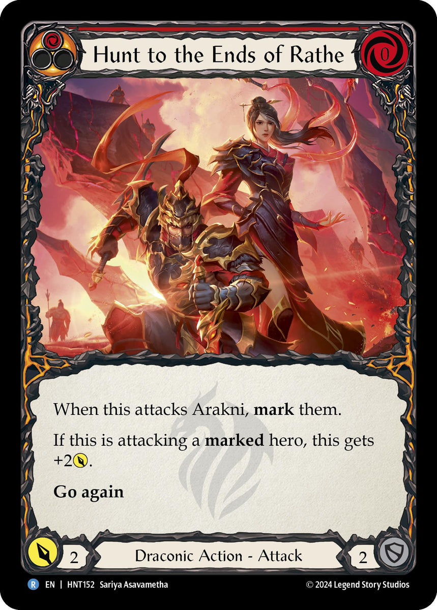 Hunt to the Ends of Rathe (Red) - HNT152 – MK Cards