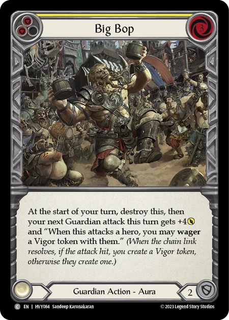 Big Bop (Yellow) - HVY084 – MK Cards