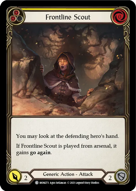Frontline Scout (Yellow) - MON273 - 1st Edition Normal – MK Cards