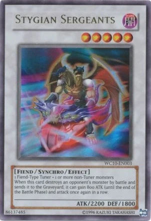 Stygian Sergeants (Ultra Rare) - WC10-EN003 – MK Cards