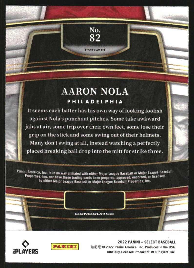 2022 Aaron Nola - Select Scope - #82 – MK Cards