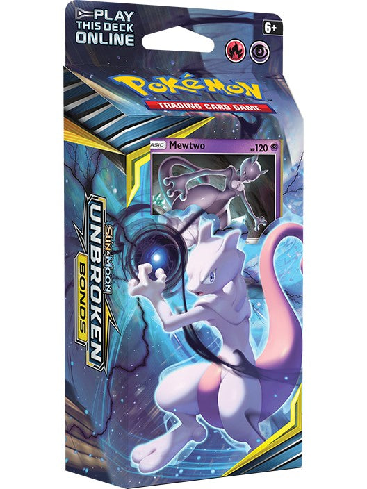 Pokemon: Unbroken Bonds Lightning Loop Theme Deck - Mewtwo (Sealed ...